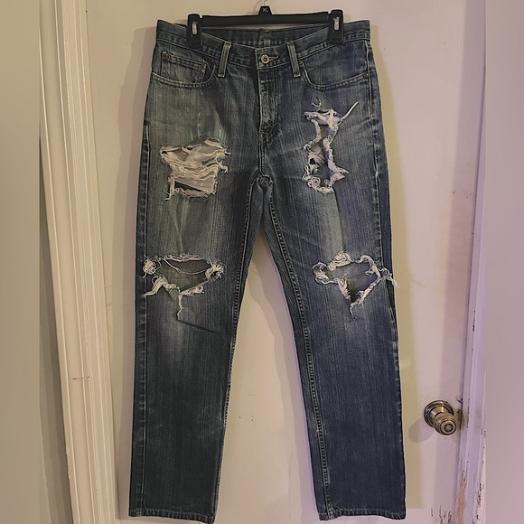 Jeans | Vintage Ripped Mens Jeans 9s Grunge 32x32 | Poshmark